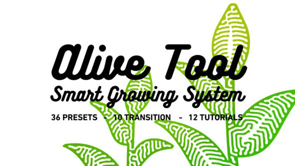 پروژه افترافکت ابزار ساخت انیمیشن رشد گیاه Alive Tool Growing System ...