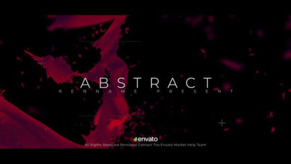 پروژه افترافکت افتتاحیه انتزاعی سینمایی Cinematic Abstract Opener - افکت ۲۴
